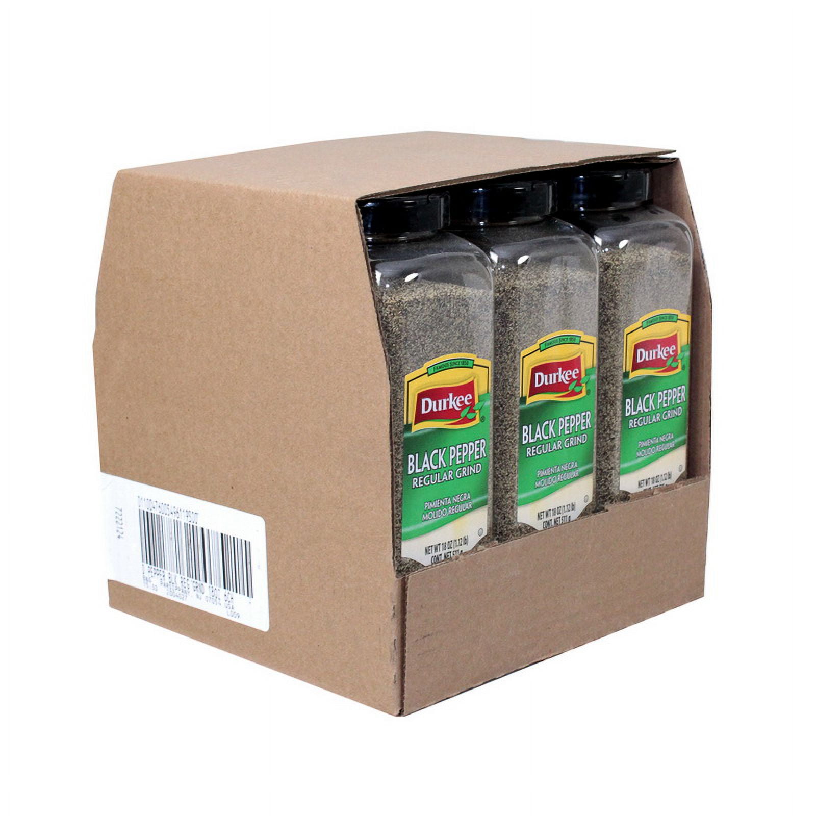 (Price/Pack)Durkee Regular Ground Black Pepper, 18 Ounces, 6 per case ...