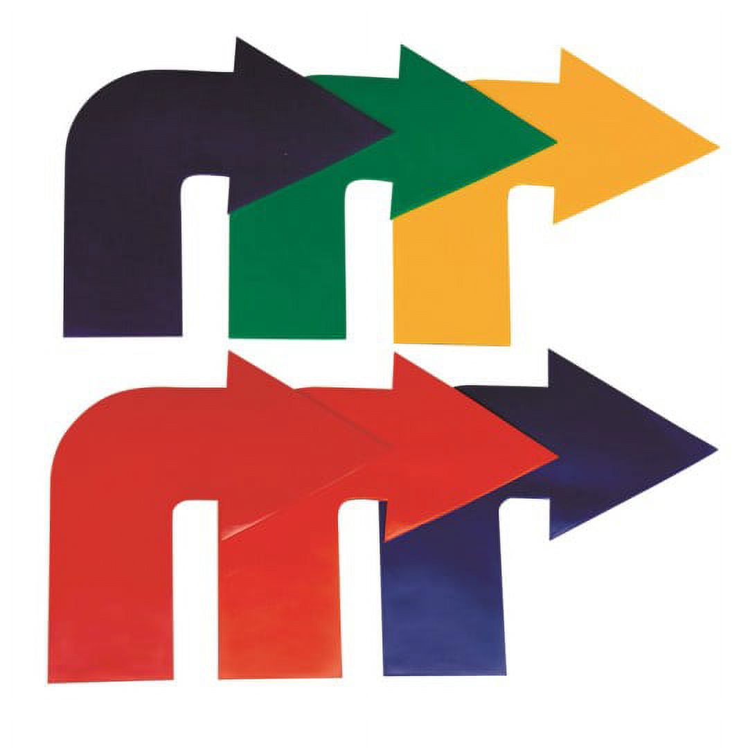 (Price/Pack of 6)S&S Worldwide Curved Arrow Spot Markers - Walmart.com