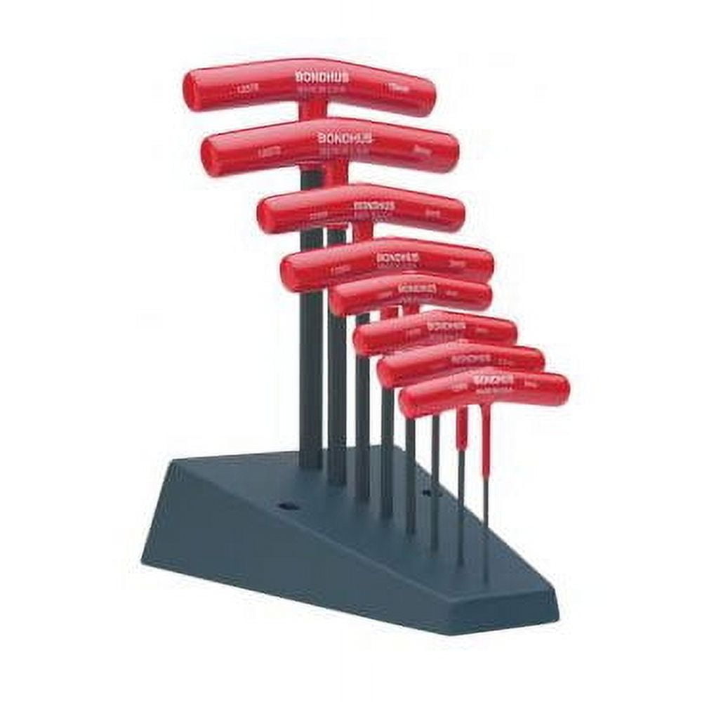 Bondhus 13389 Hex Tip Graduated Length T-Handle Set of 8pcs - Walmart.com