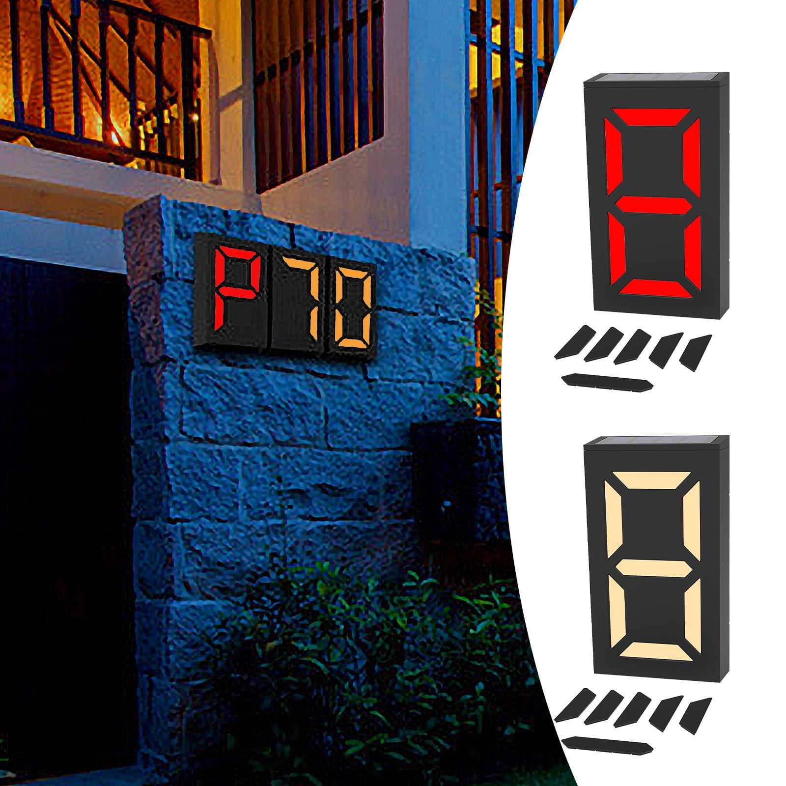 Price Slash, Solar House Number Light, Waterproof LED Address Sign ...
