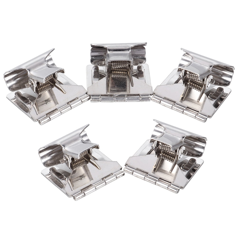 YUNLIGHTS Compact Price Tag Clips Silver 5Set 1.97X1.18X0.79In ...