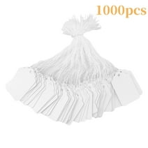 Taihexin 500 Pcs Price Tags with String Attached, White Marking Tags ...