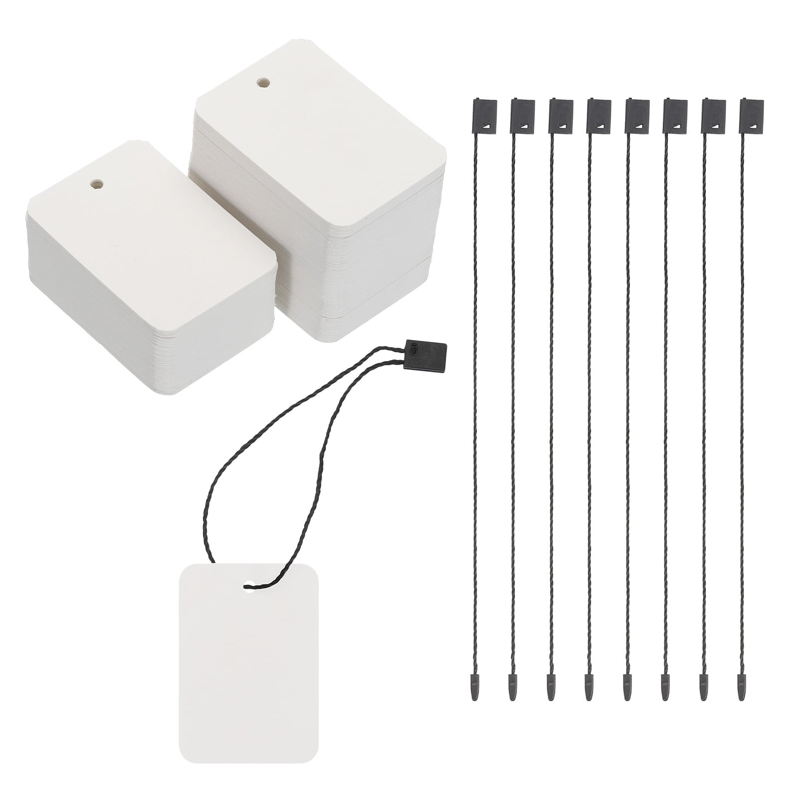 Price Tags and Hang Tag String Clothing Tag, 2"x1.4" White String Tags ...