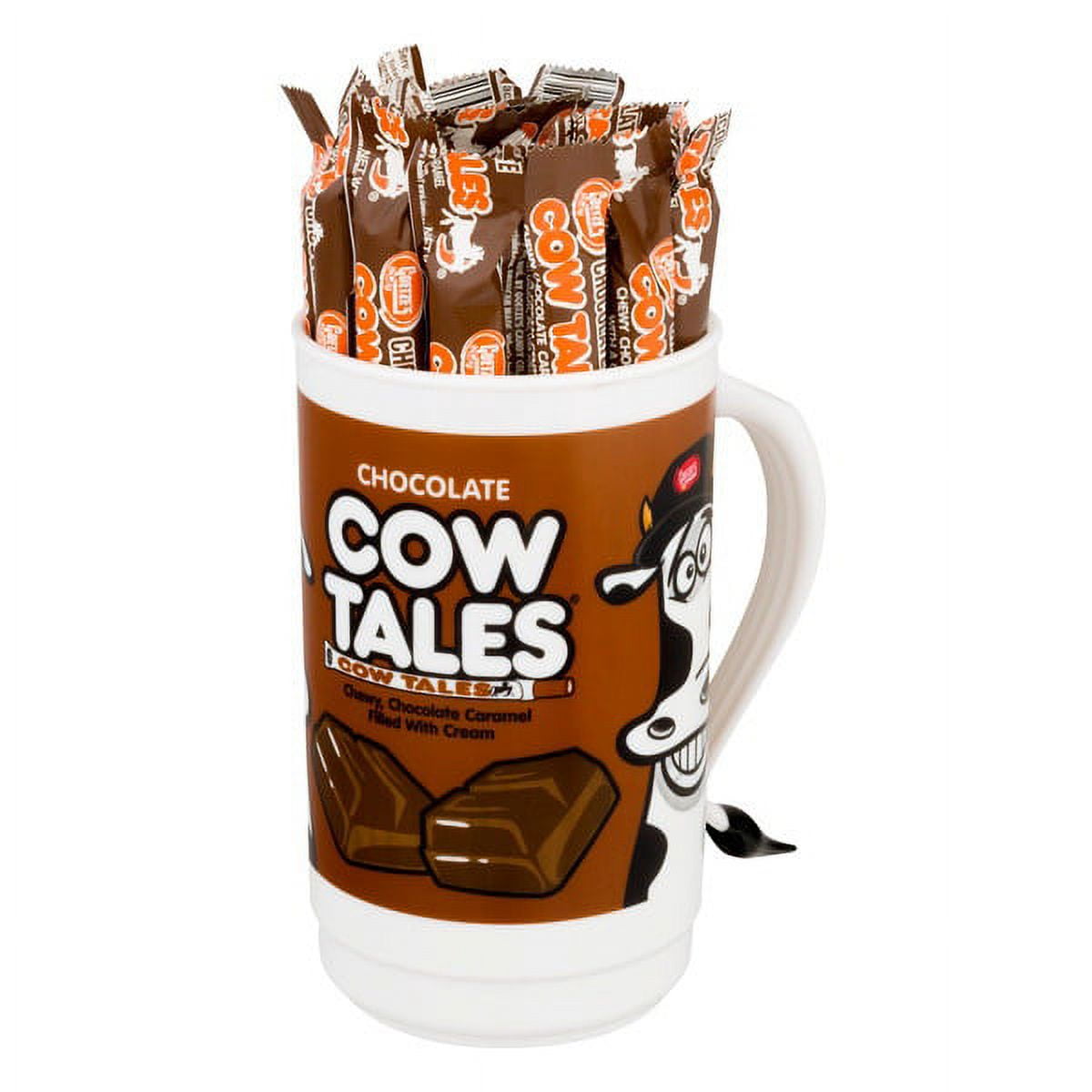 Goetze's Cow Tales Candy Tumbler, Chocolate, 100 Count - Walmart.com