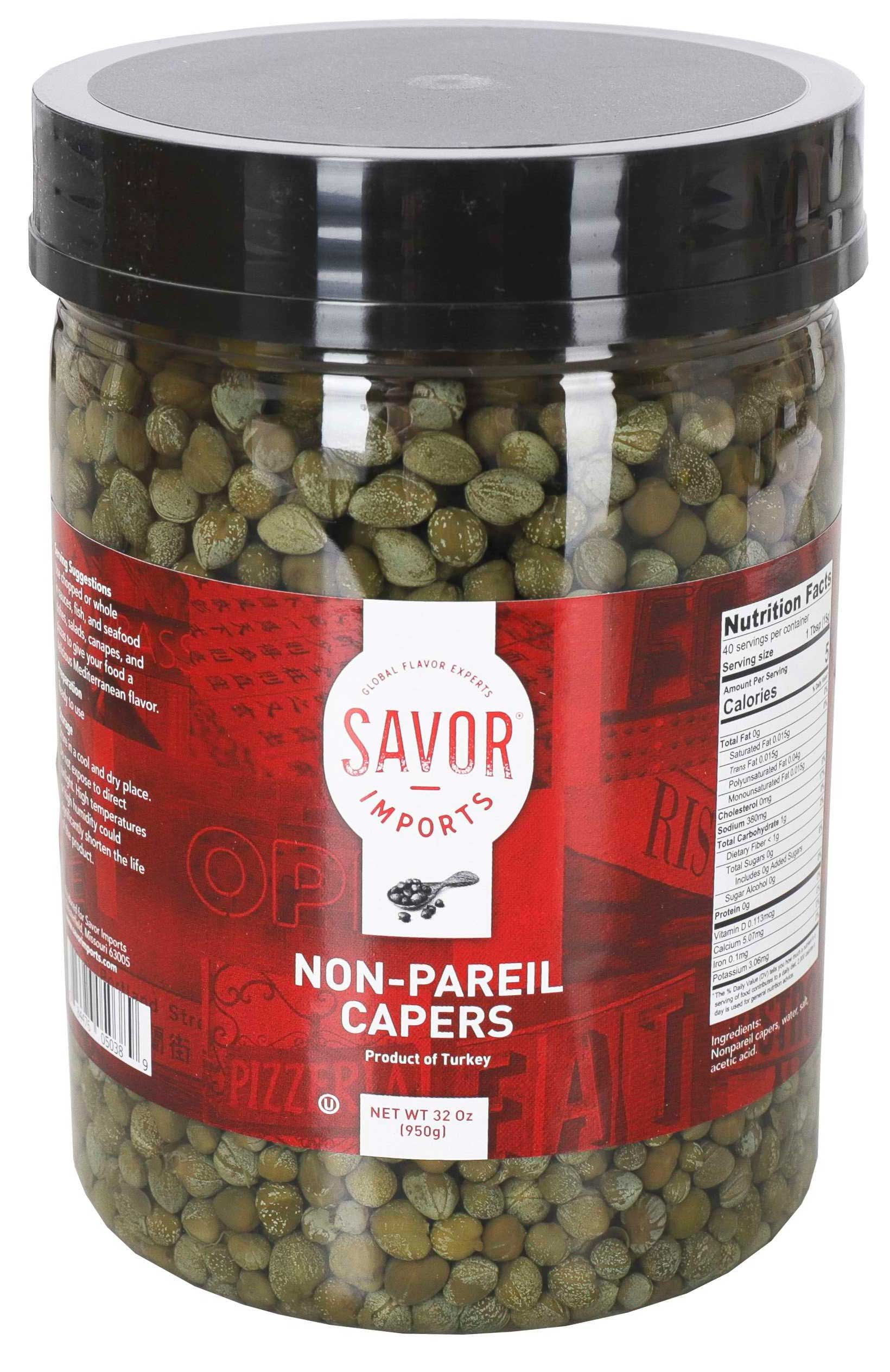 Savor Imports Nonpareil Capers, 32 Ounce Pet Jar - Pack of 6 - Walmart.com