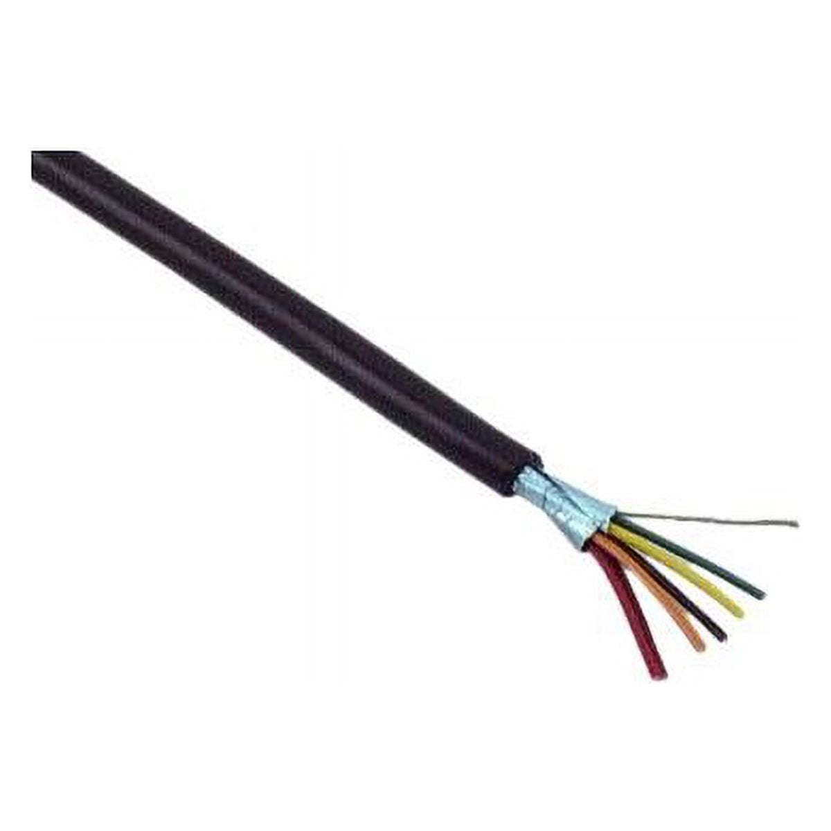(Price/foot)IEC CAB006-26G-BK 26 Gauge 6 Conductor Shielded Cable Black ...