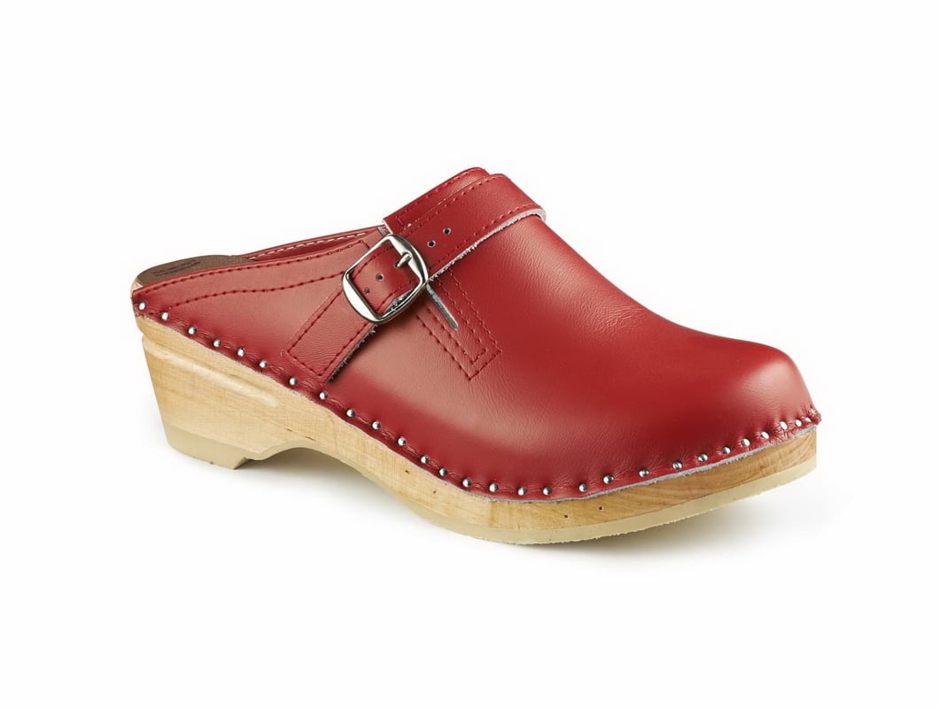 Troentorp Women's Raphael Original Sole Clogs Red 41 - Walmart.com