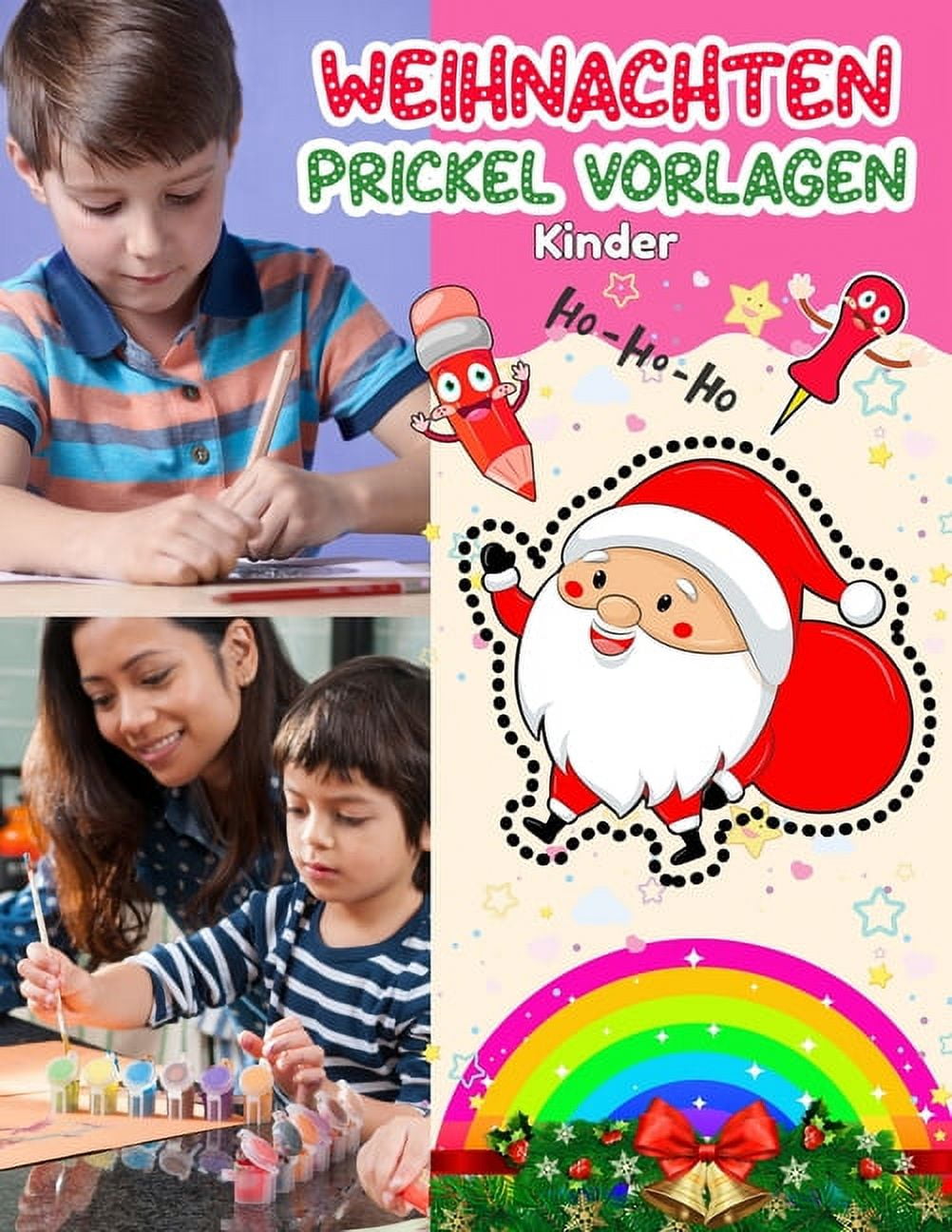 Prickel Vorlagen Weihnachten Kinder: Bastelbuch Weihnachten fÃ¼r Kinder ...