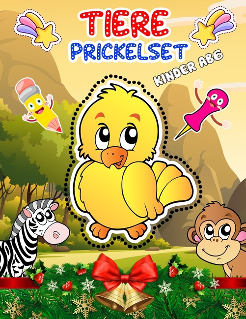 Prickelset Kinder Tiere Ab 6: 50+ Prickelbilder Set Kinder zu Prickeln ...