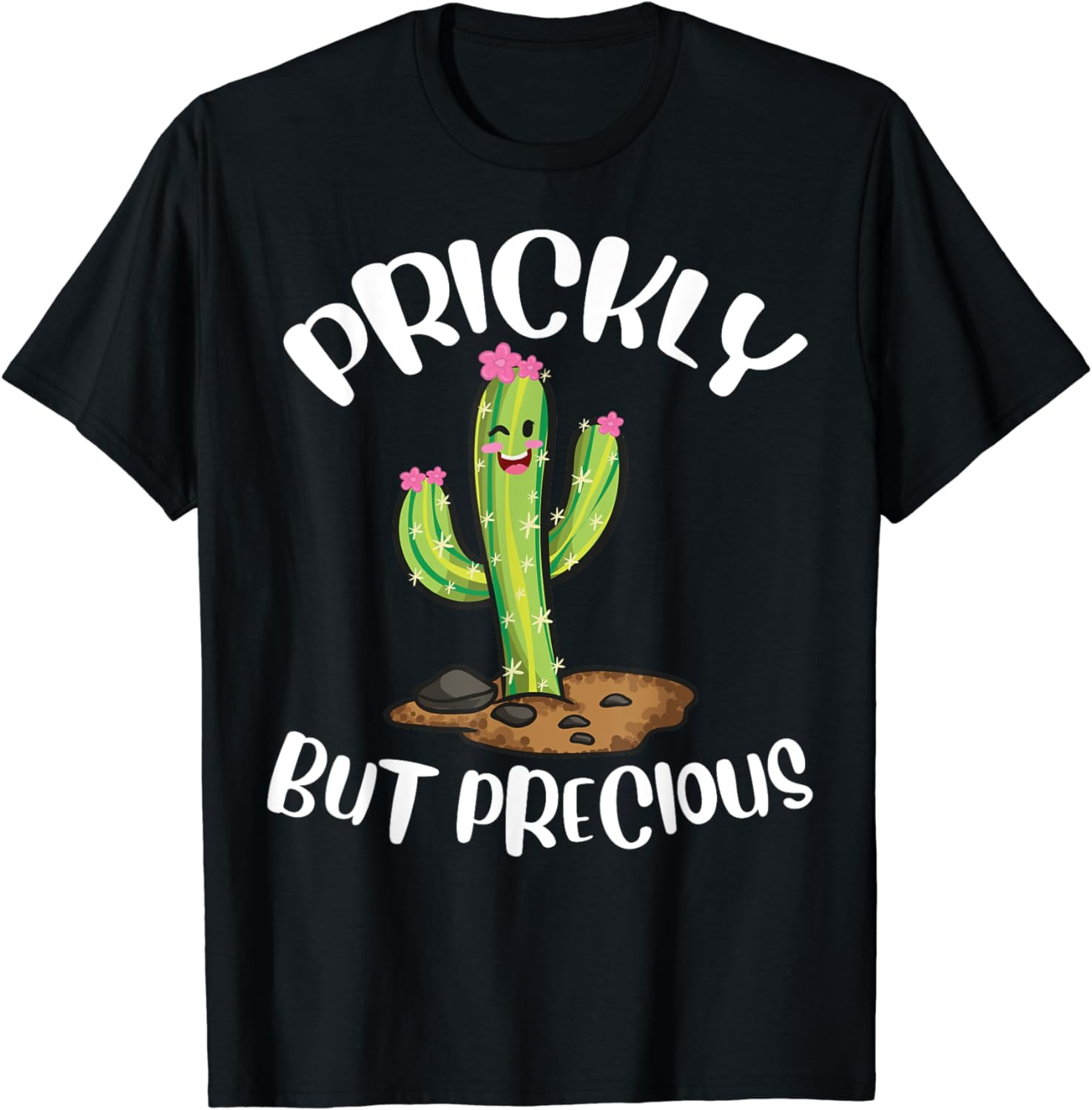 Prickly But Precious | Funny Cacti Tee | Cute Girls Cactus T-Shirt ...