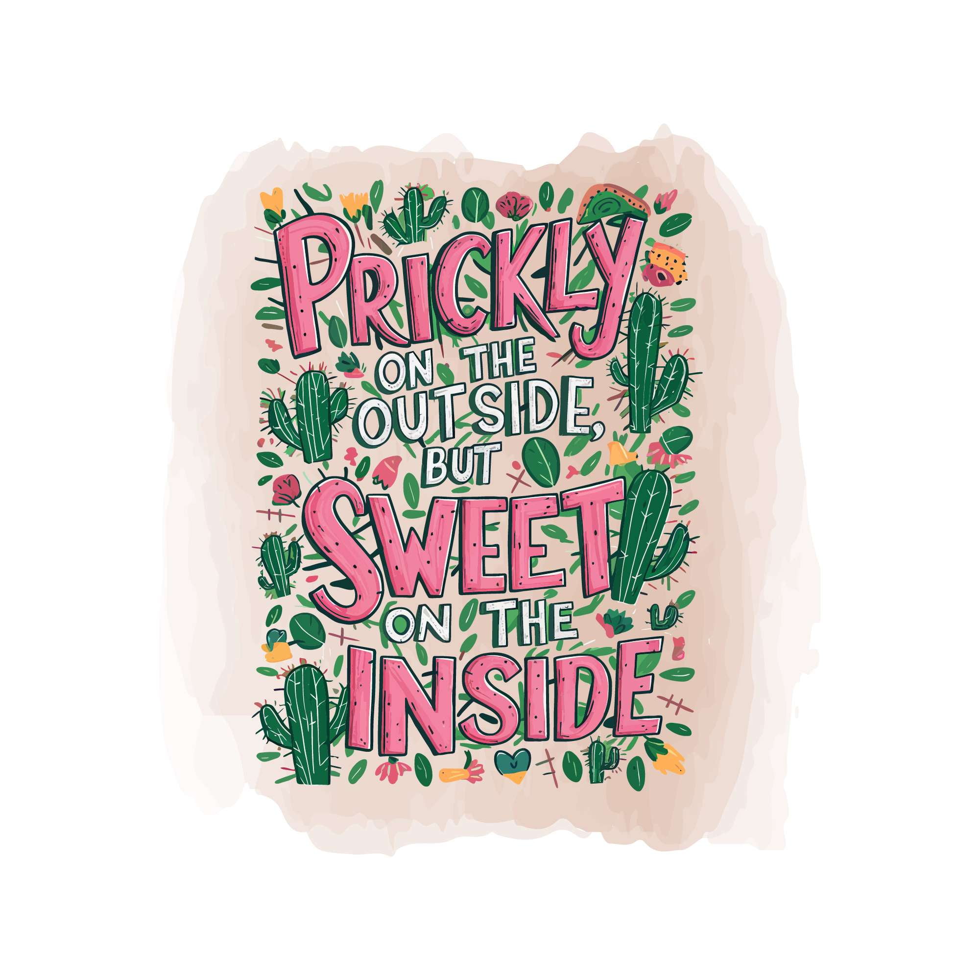 Prickly On Outside But Sweet Inside Guarded Inspiring Mysterious Sweet ...