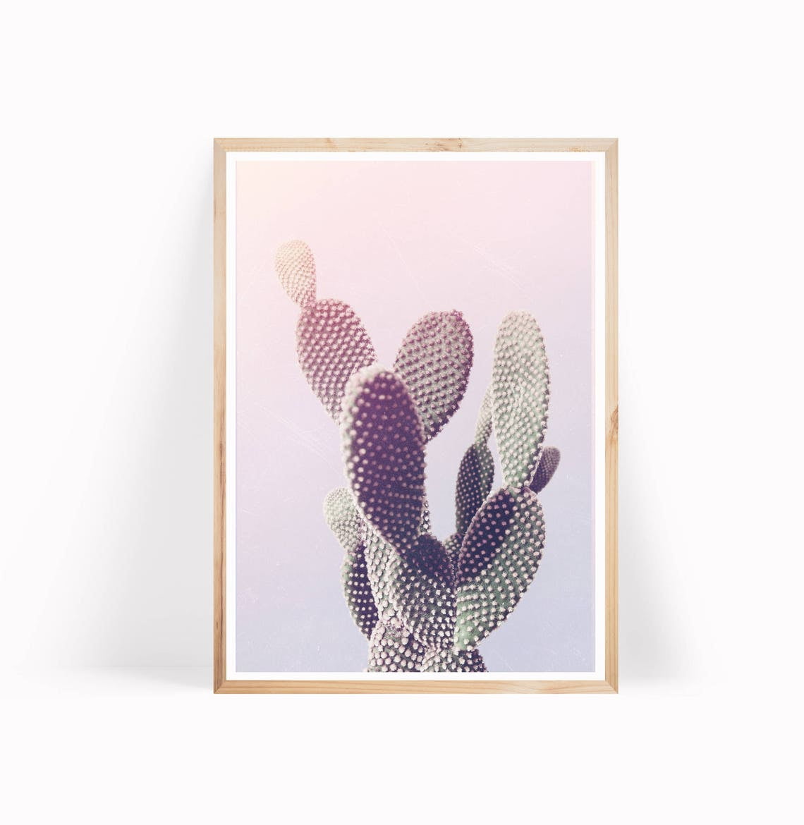 Prickly Pear Cactus Poster - Boho Poster - Desert Cactus Photography ...