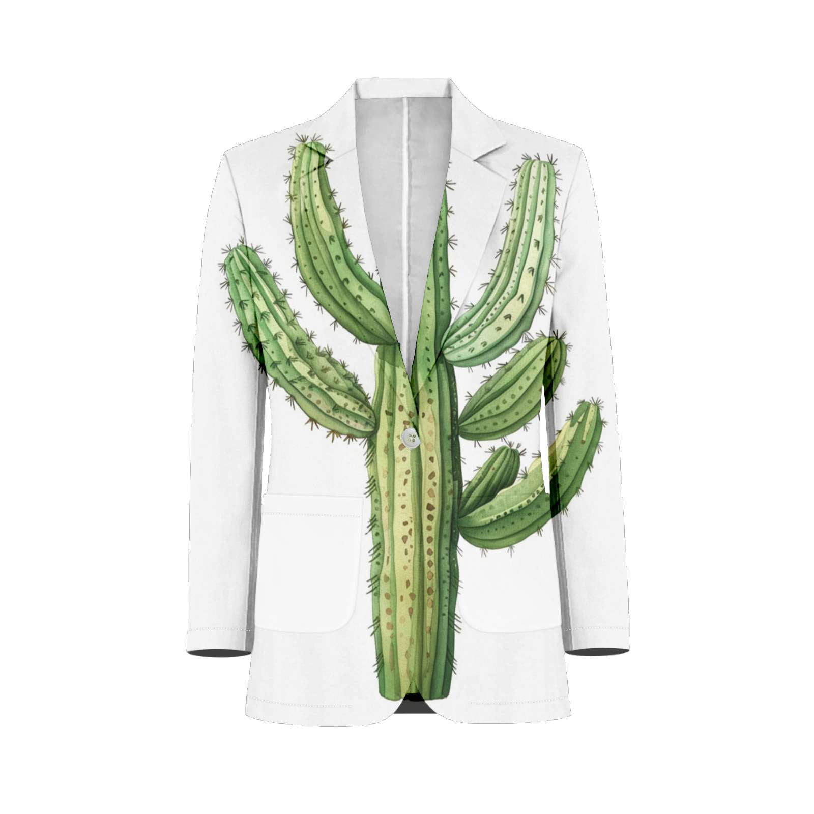 Prickly Pear Watercolor Desert Cactus Customized Men's Suits full man ...