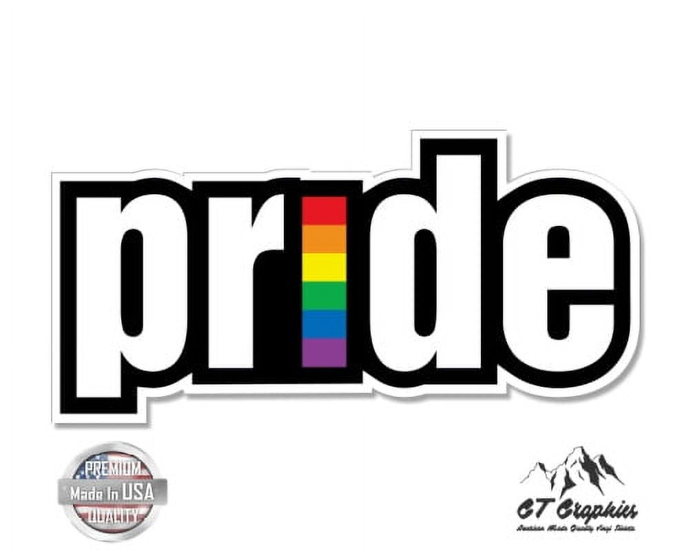 Pride - 3" Vinyl Sticker - For Car Laptop I-Pad Phone Helmet Hard Hat ...