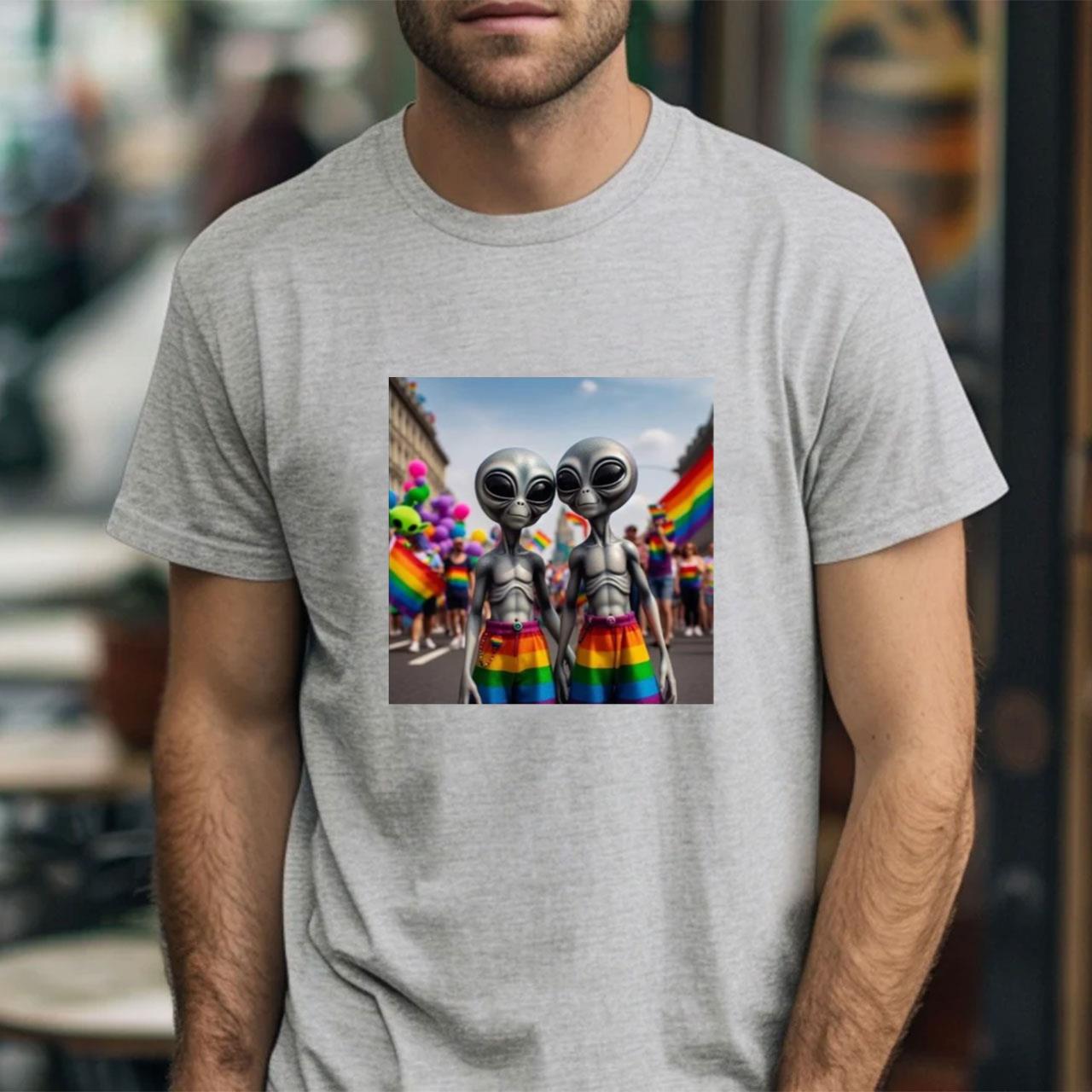 Pride Aliens 2024 Unisex Crew Tank Top. This is a limited edition print ...