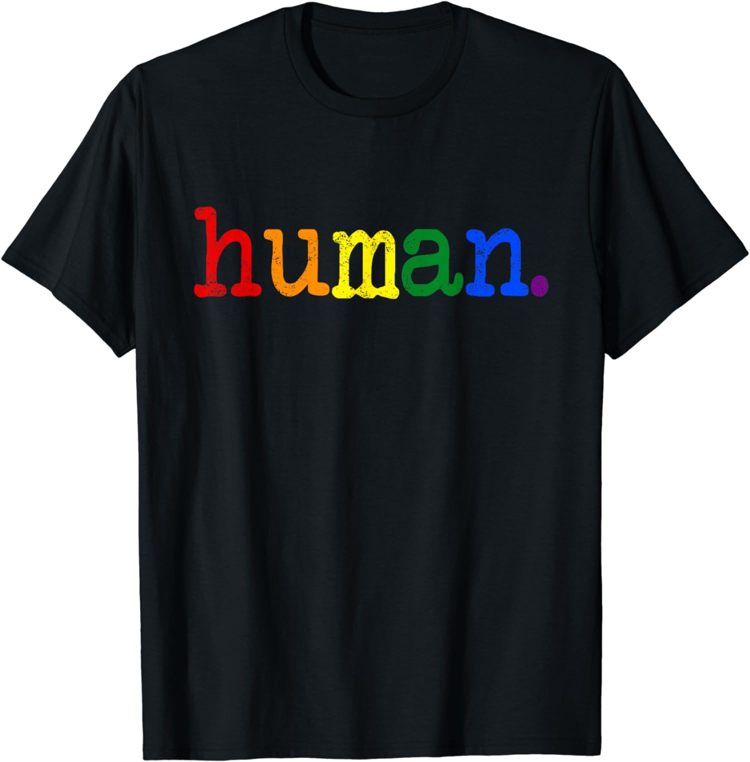 Pride Ally Human LGBTQ Equality Bi Bisexual Trans Queer Gay T-Shirt ...