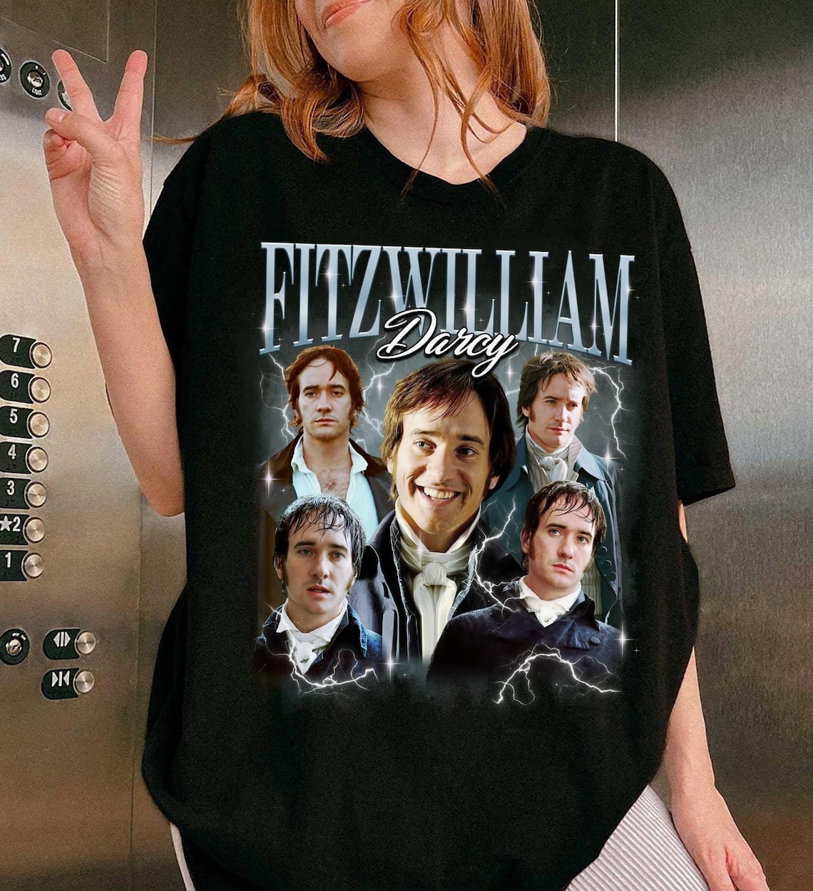 Pride And Prejudice Fan Apparel: Retro Fitzwilliam Darcy T-Shirt ...