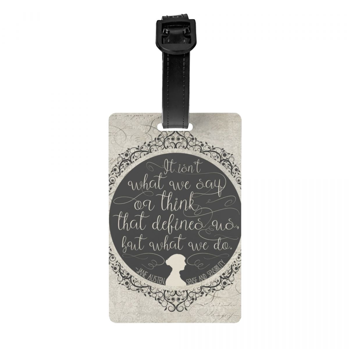 Pride And Prejudice Peacock Feather Luggage Tag for Suitcases Jane ...