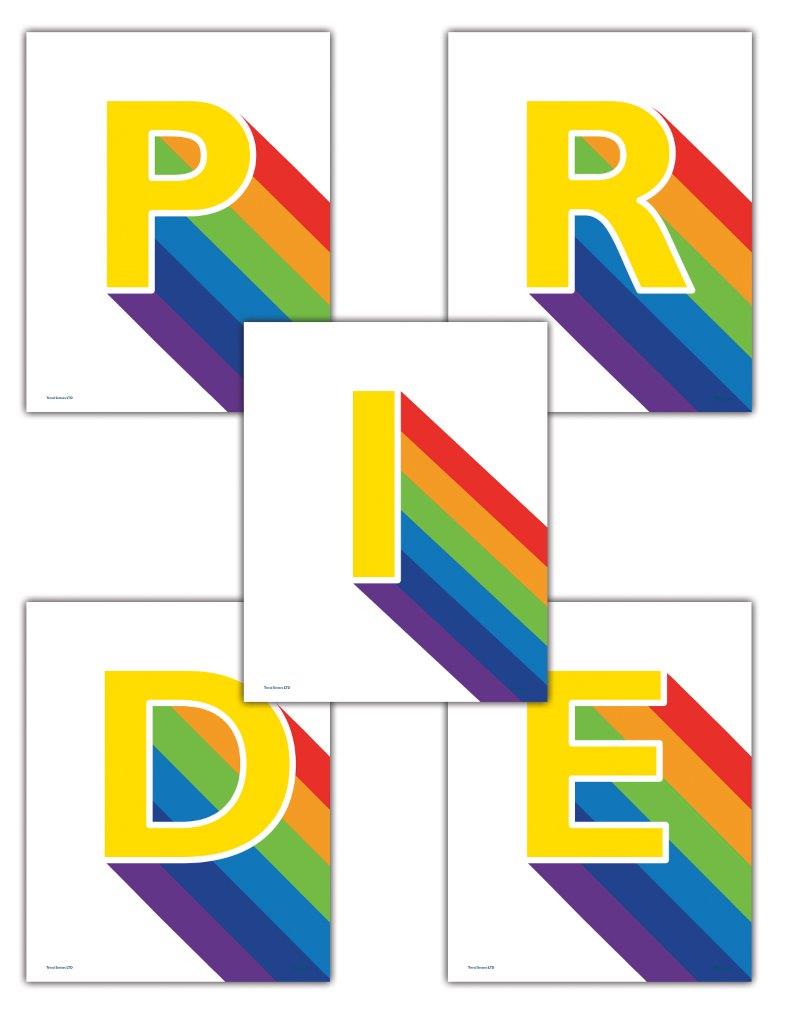 Pride Collection (Pride) TrendyPrint™ Wall Art Set - Walmart.com