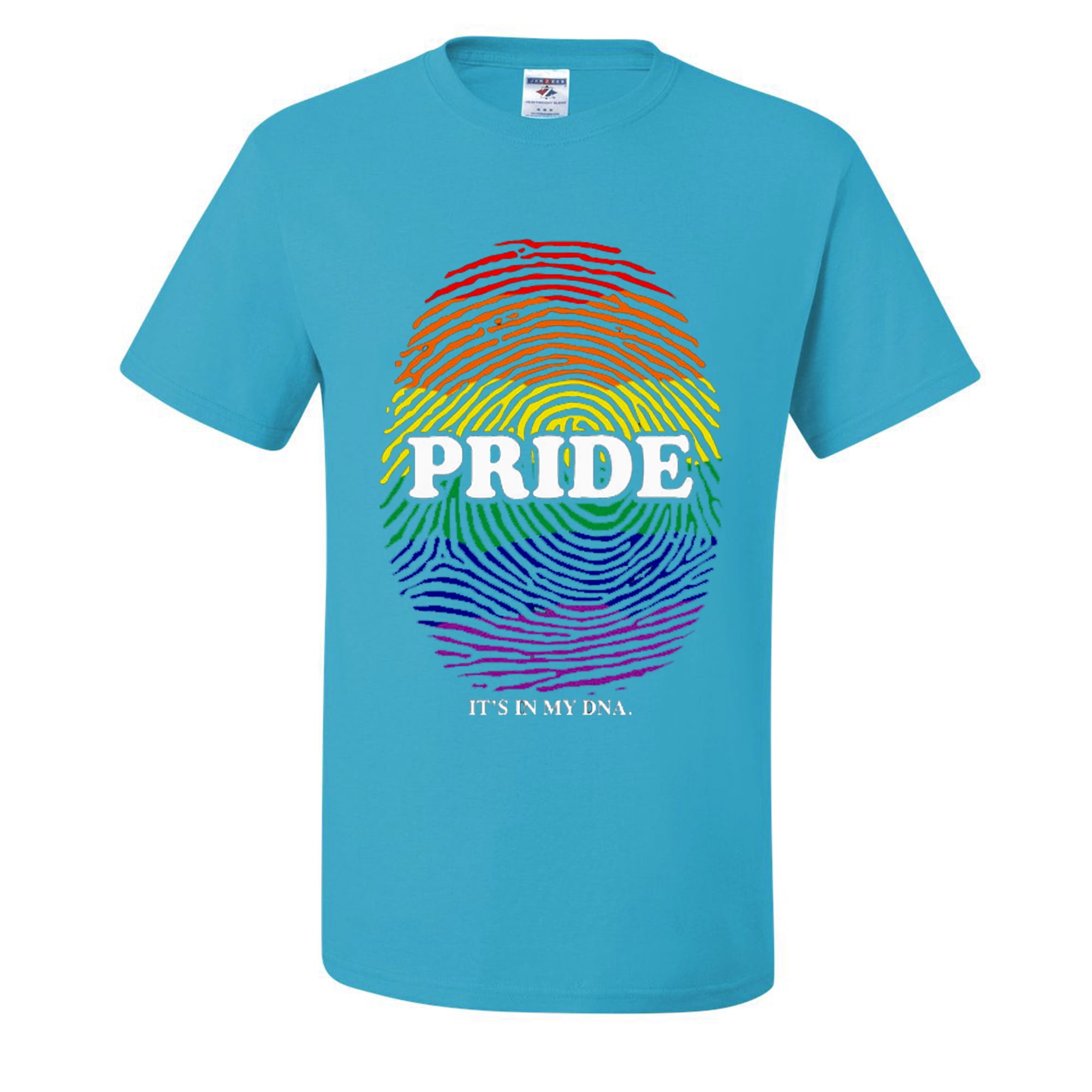 Pride Finger print Its In My DNA LGBT Rainbows Pride Mens T-shirts ...