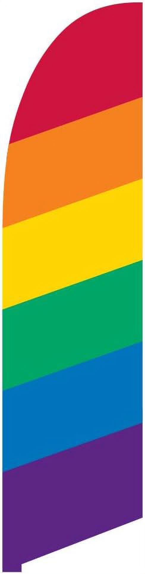 Pride Flag – 2.6ft x 11.2ft – Outdoor Pride Decorations – Weather ...