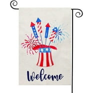 Patriotic Fireworks Yard Sign Set, Party Decor, Fourth of July, 3 ...
