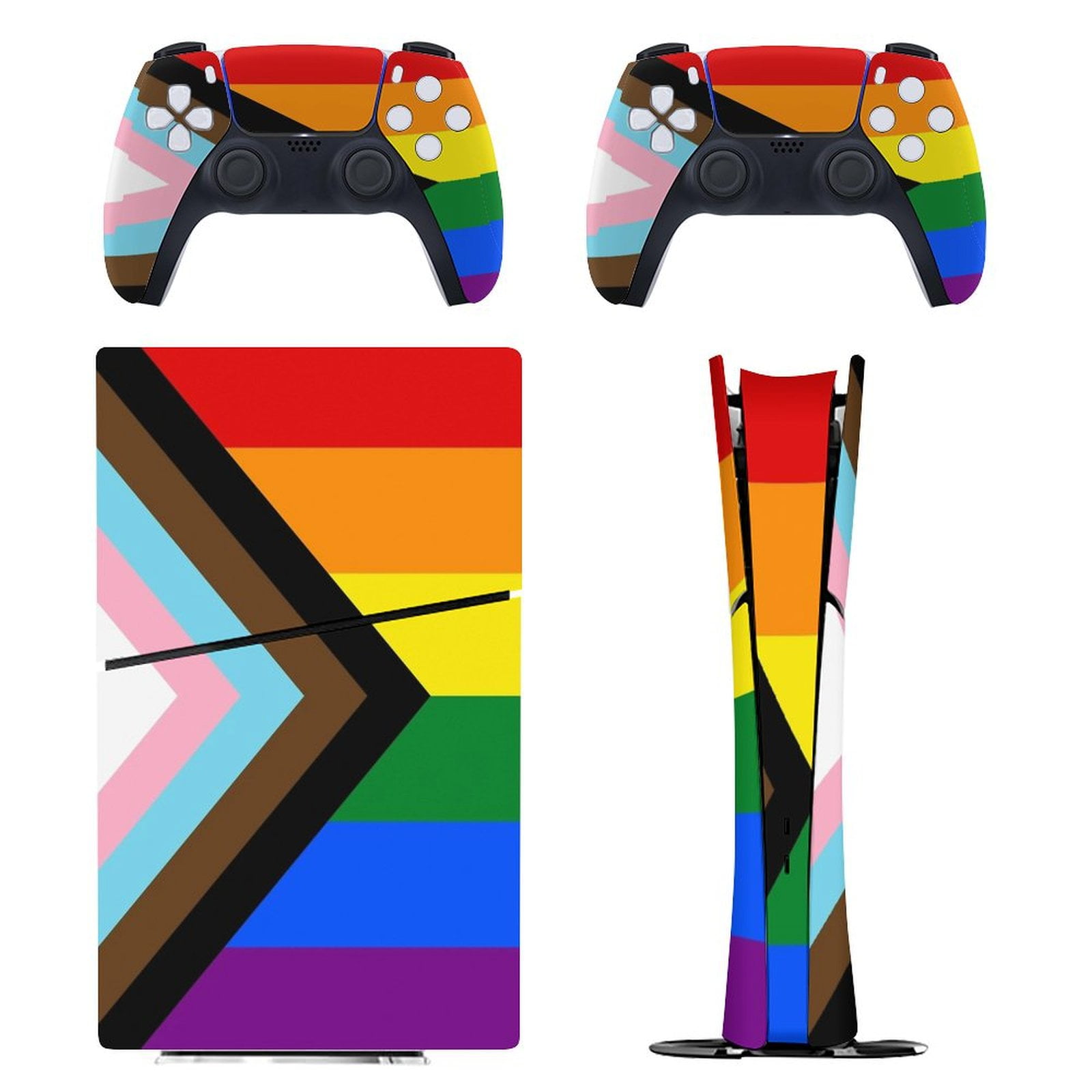 Pride Flag PS5/PS5 Pro/PS5 Slim Digital Disc Skin Sticker For Console ...