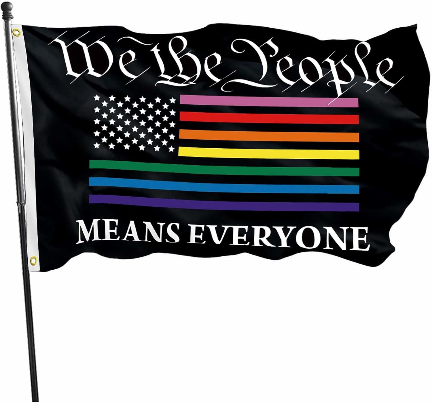 Pride Flag We The People Rainbow Flag 3x5 FT Double Side Printing Flag ...