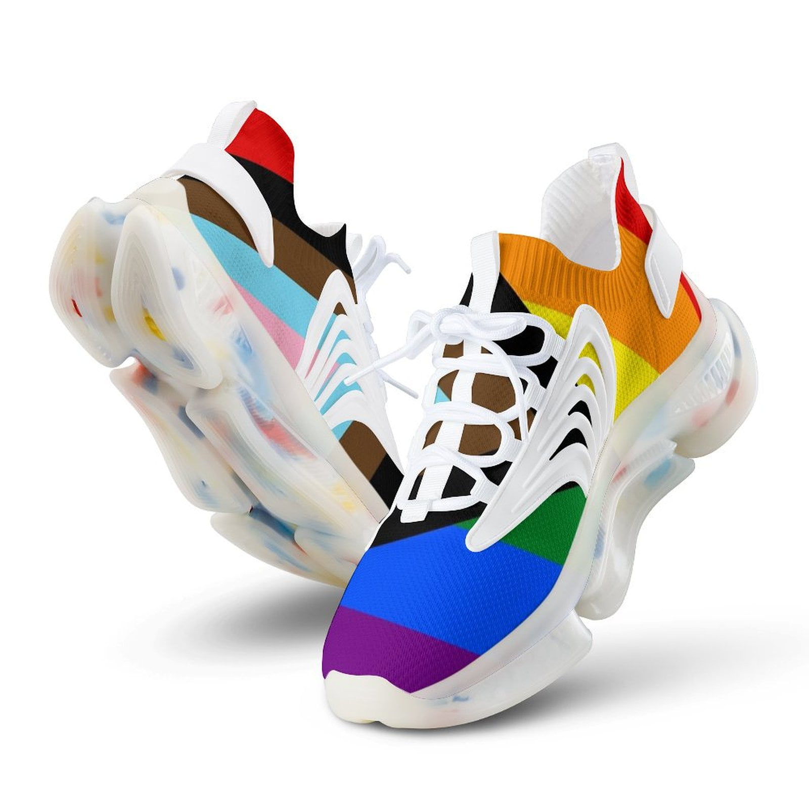 Pride Flag Walking Shoes for Men Woman Lightweight Tennis Fashion ...