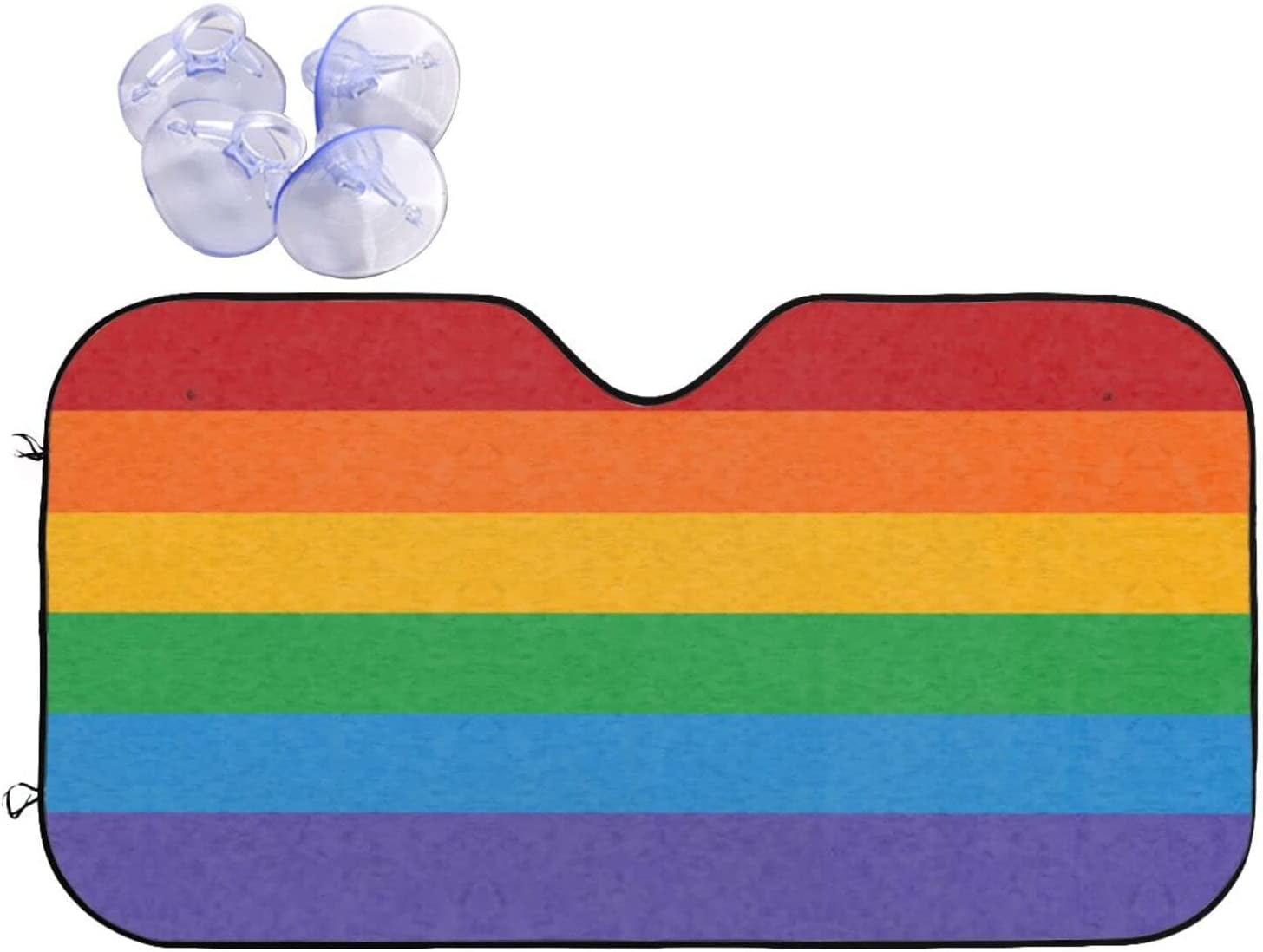 Pride Flag Windshield Sunshade for Car SUV Truck Foldable Uv Ray ...