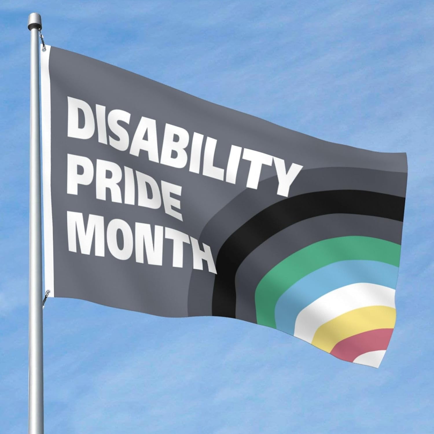 Pride Flags Disability Pride Flag 5x8 Ft (150x240cm) Disability Pride ...