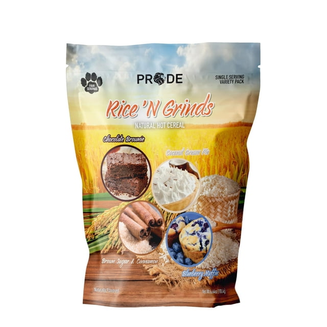 Pride Foods Rice 'N OIF8 Grinds Hot Cereal - Gluten-Free, Non-GMO ...