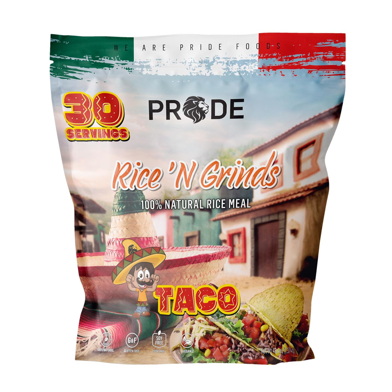 Pride Foods Rice 'N OKA4 Grinds Hot Cereal - Gluten-Free, Non-GMO ...