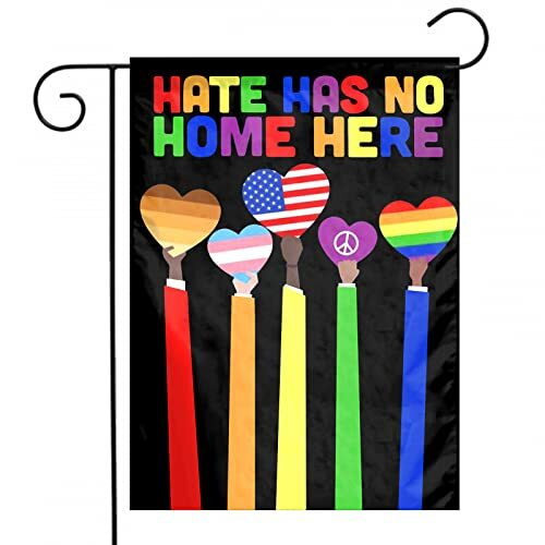 Pride Garden Flag Rainbow Lgbt Gay Pride Flag Double Sided Flags 12 X ...