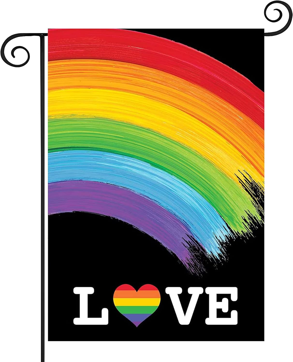 Pride Garden Flag, Rainbow Progress Pride Flags, Double Sided LGBTQ Progress Yard Flag for ...