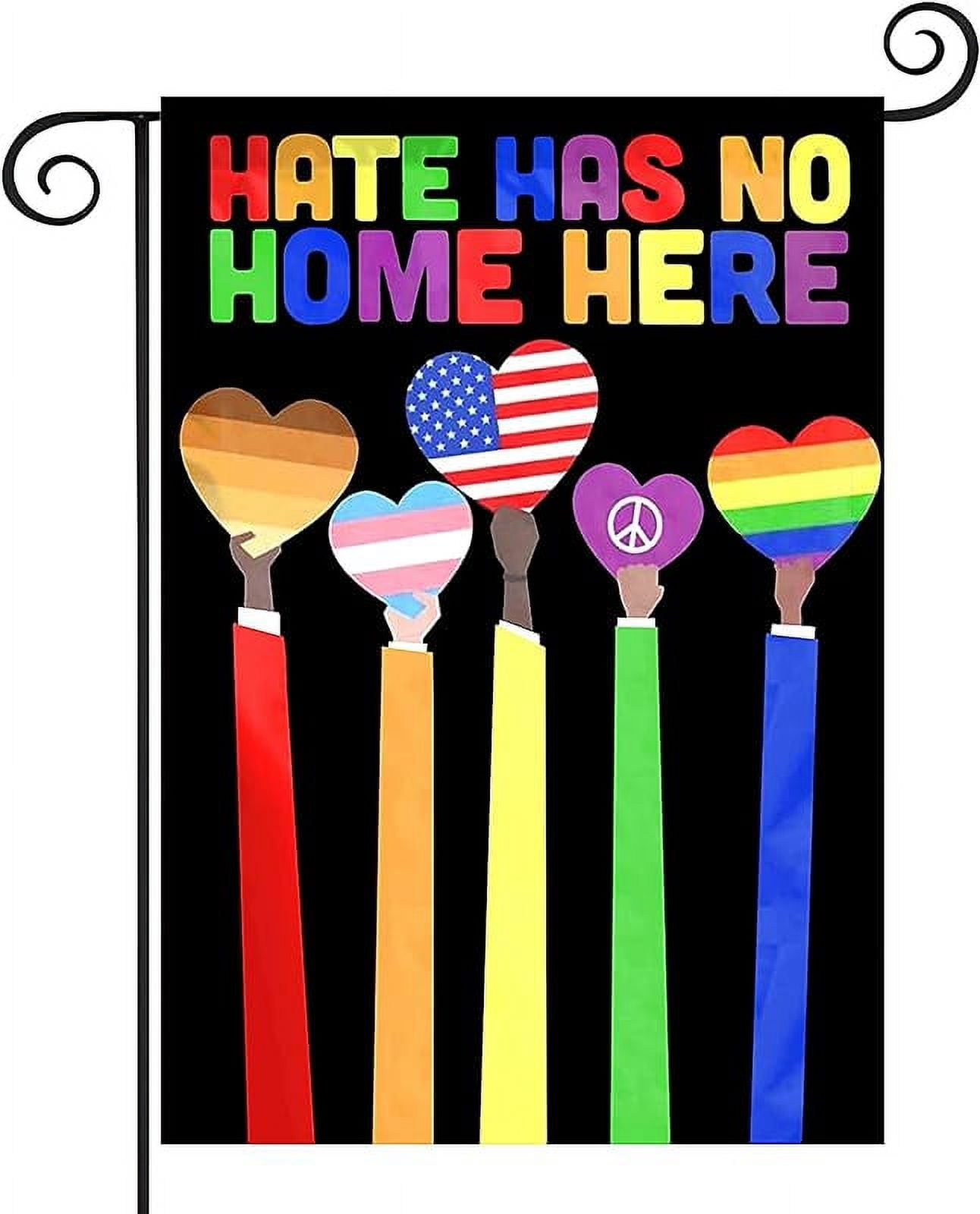Pride Garden Flag, Rainbow Progress Pride Flags, Double Sided LGBTQ ...