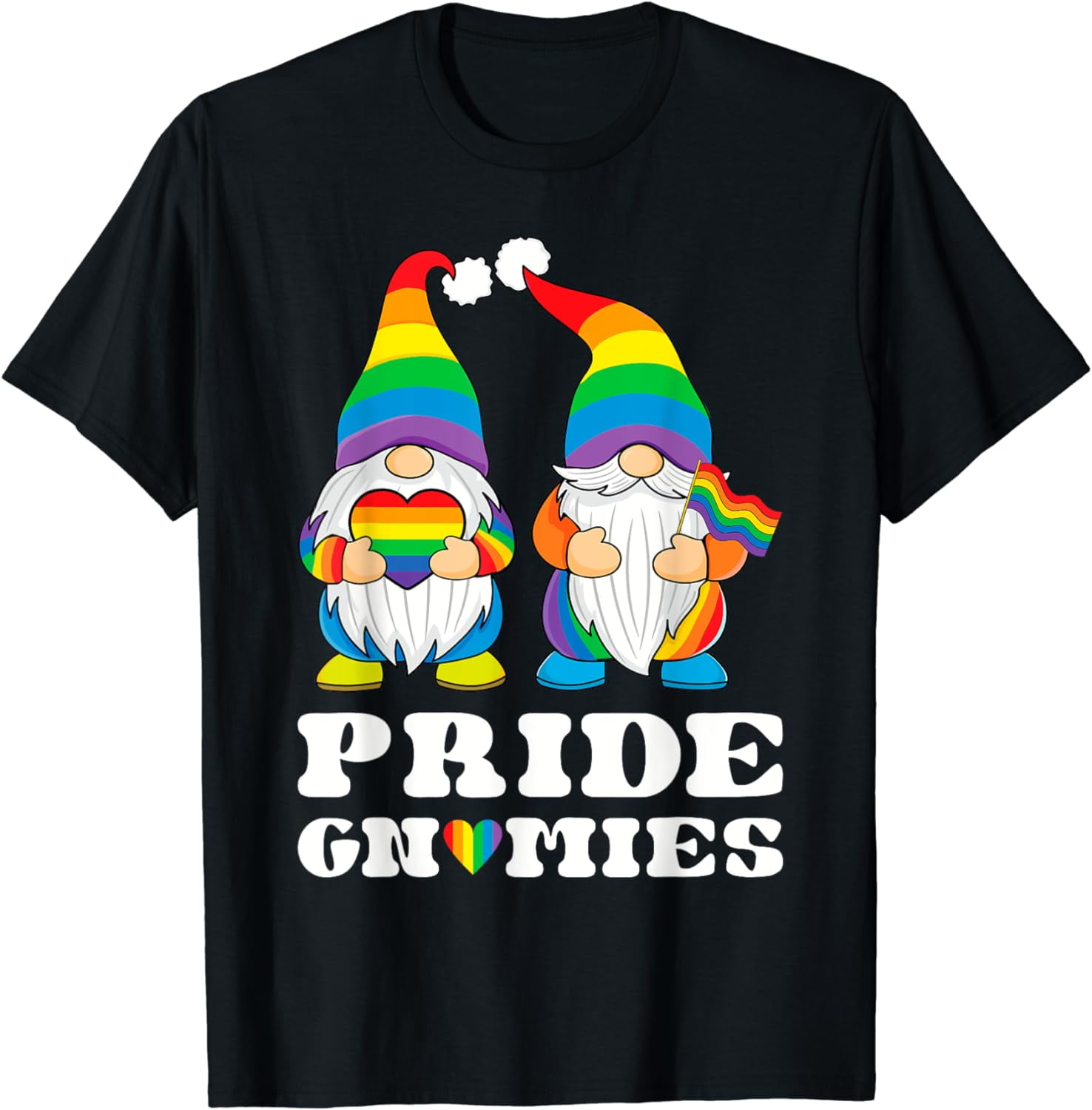 Pride Gnomies, LGBT Pride, Rainbow colors T-Shirt - Walmart.com