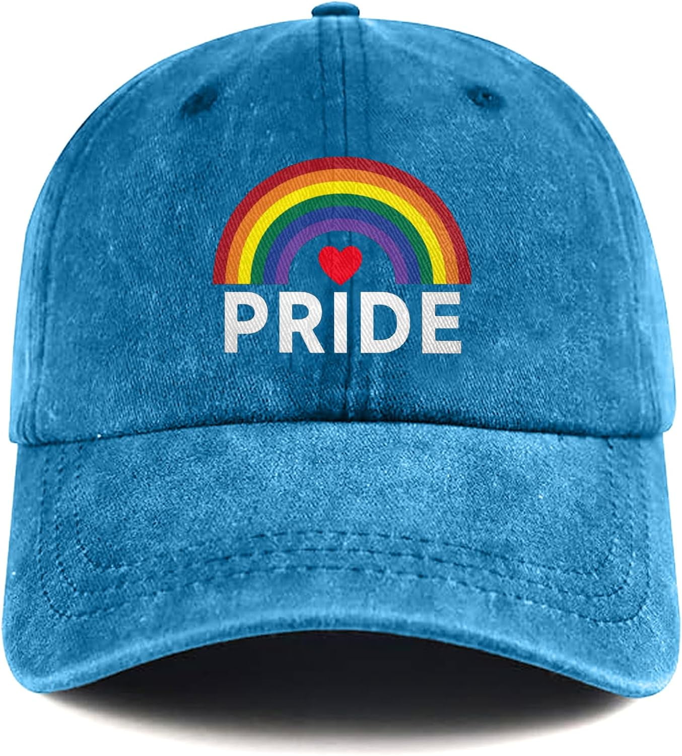 Pride Hat LGBT Baseball Cap Adjustable Cotton Vintage Rainbow Hat Gay ...