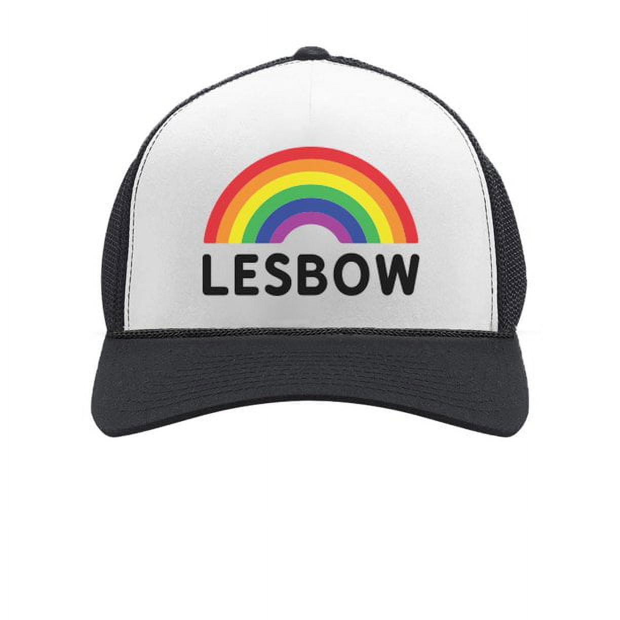 Pride Hat LGBTQ Gifts Gay Equality Rainbow Flag Be Proud Trucker Hats ...