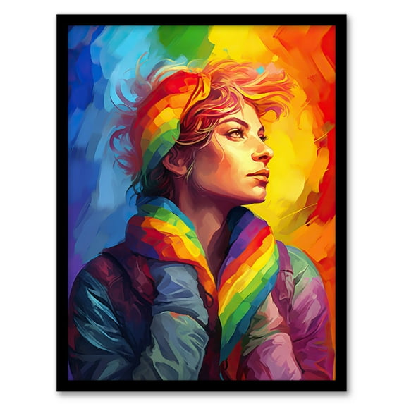 Pride In Pride LGBTQIA Rainbow Inclusive Contemporary Artwork Artwork ...