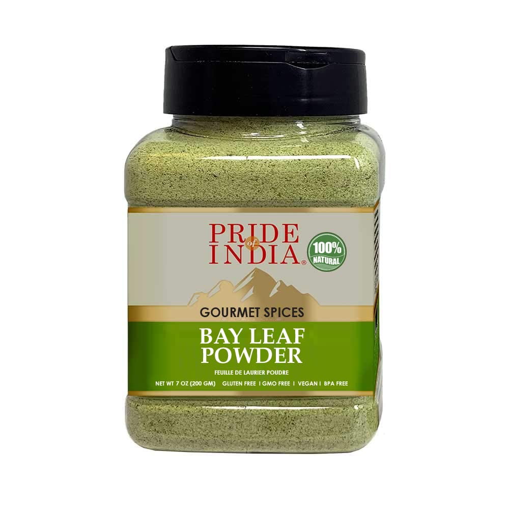 Pride of India – Bay Leaf Powder – Fresh & Authentic Bay Leaf Ground ...