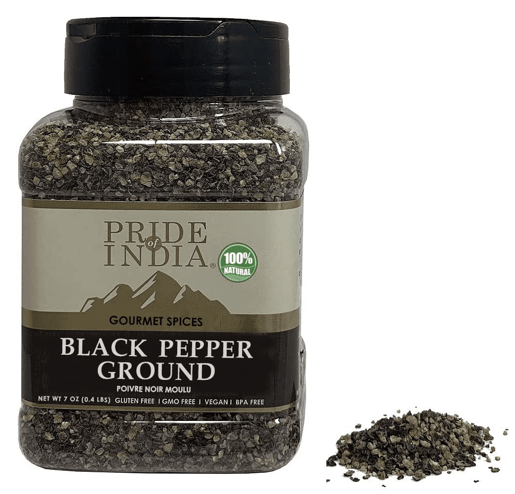 Pride of India – Black Pepper Ground – Ideal for Gourmet Dishes/ Soups ...