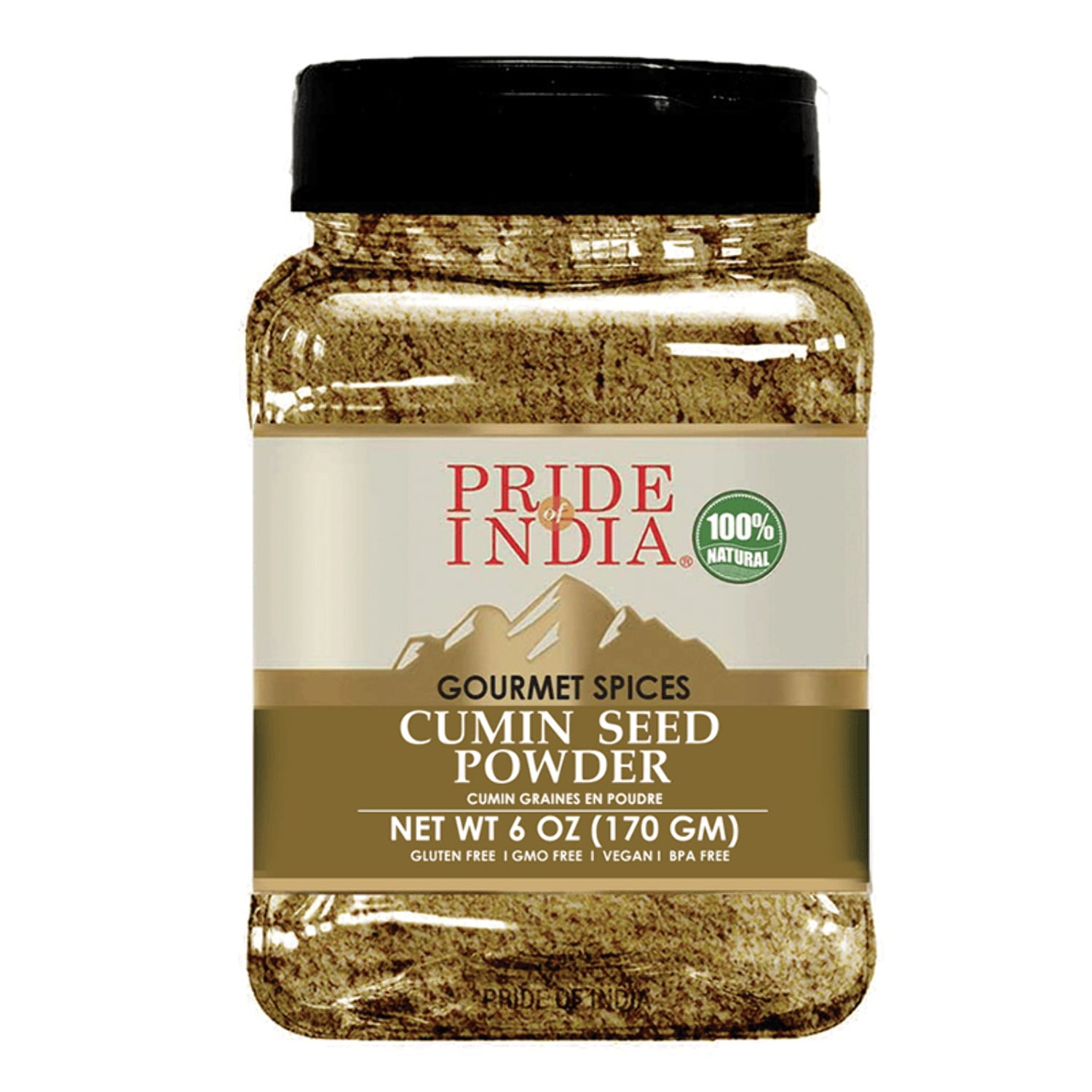 Pride of India | Cumin Seed Ground 8 oz (226.79 gm) Medium Dual Sifter ...