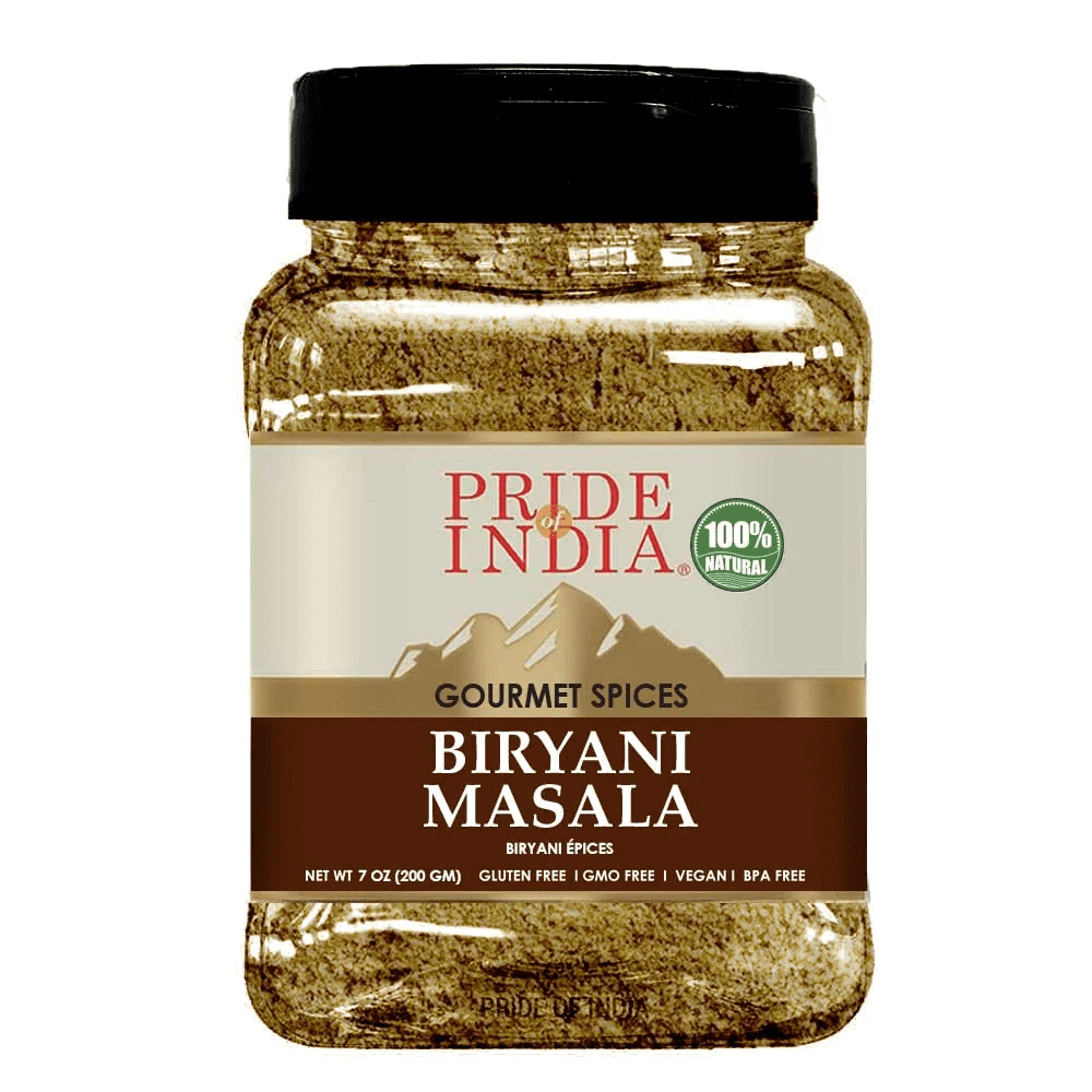 Pride of India – Indian Biryani Masala Seasoning Spice - 6 oz. Medium ...