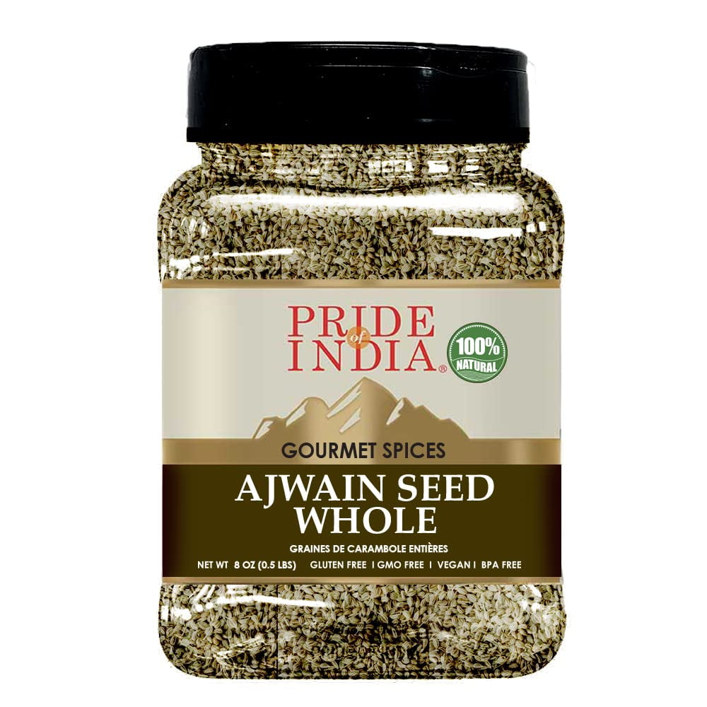 Pride of India - PACK of 6 - Ajwain Seed Whole 7 oz (200 gm) Medium ...