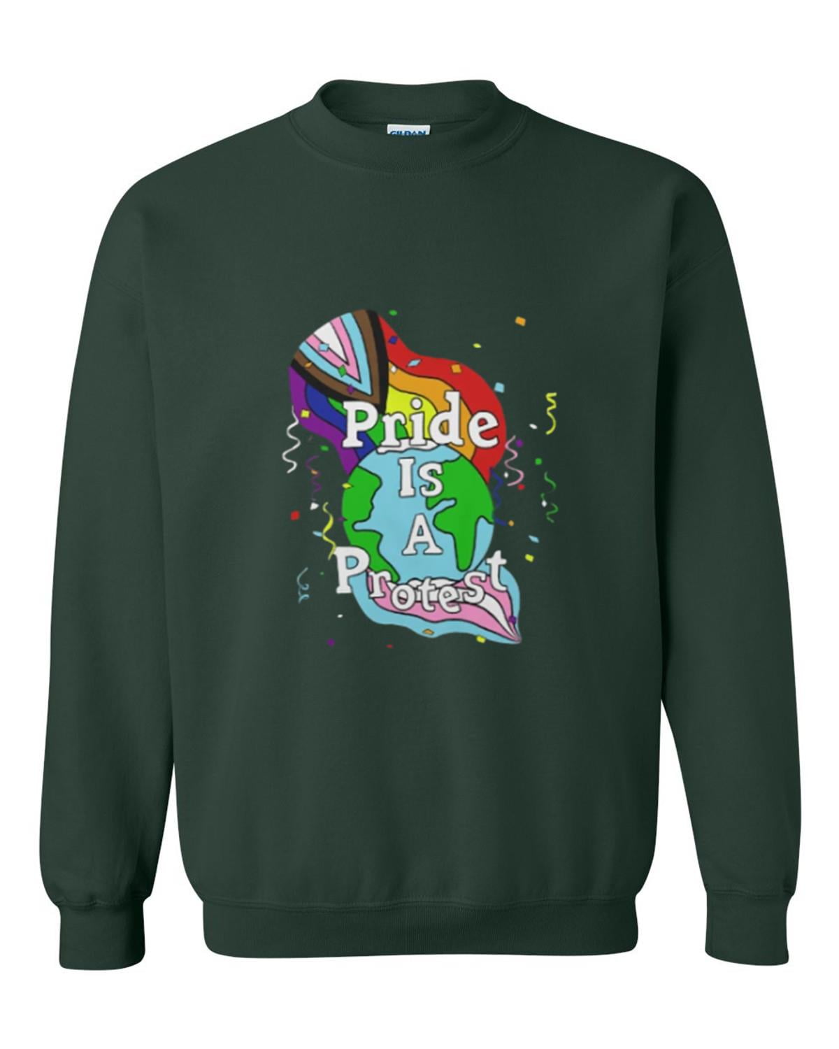 Pride Is A Protest Classic Sweatshirt 2025 Bold Rainbow Edition, for ...