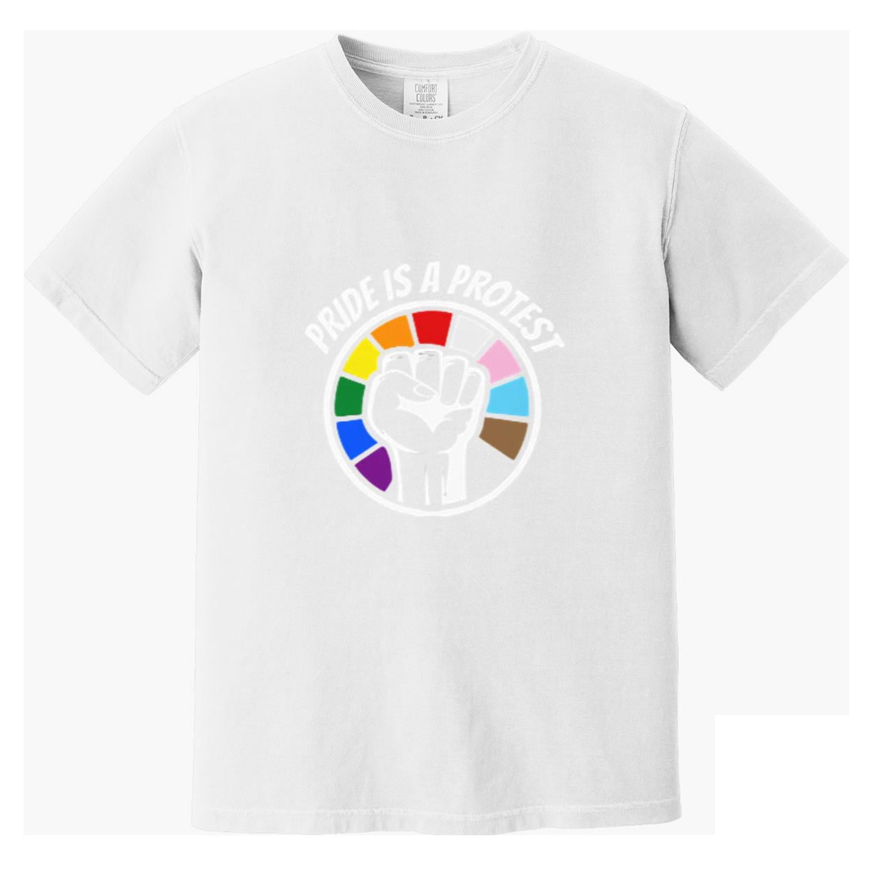Pride Is A Protest Comfort Color T-shirt Pride Month Rainbow Equality ...