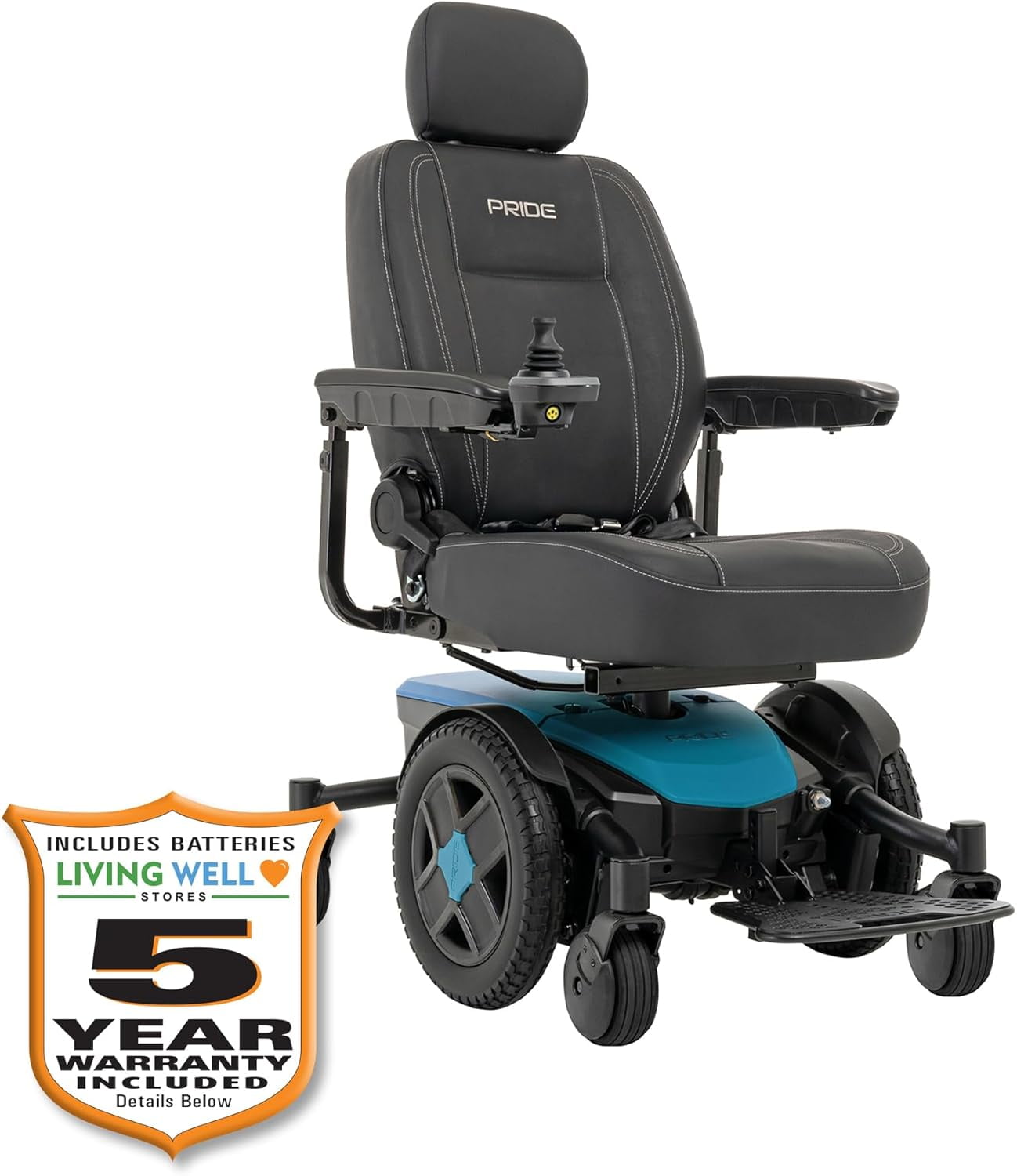 Pride Jazzy EVO 613Li Power Wheelchair, Lithium-ion Battery, with 5 ...
