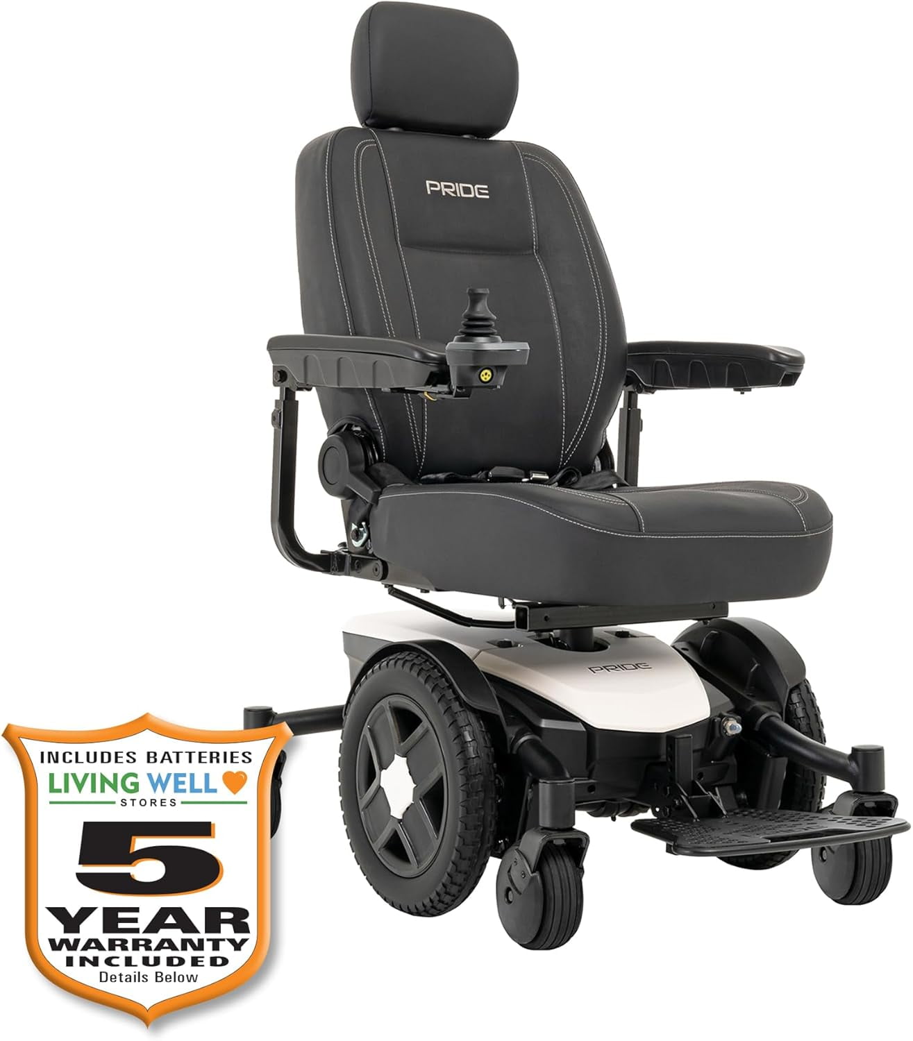 Pride Jazzy EVO 613Li Power Wheelchair, Lithium-ion Battery, with 5 ...