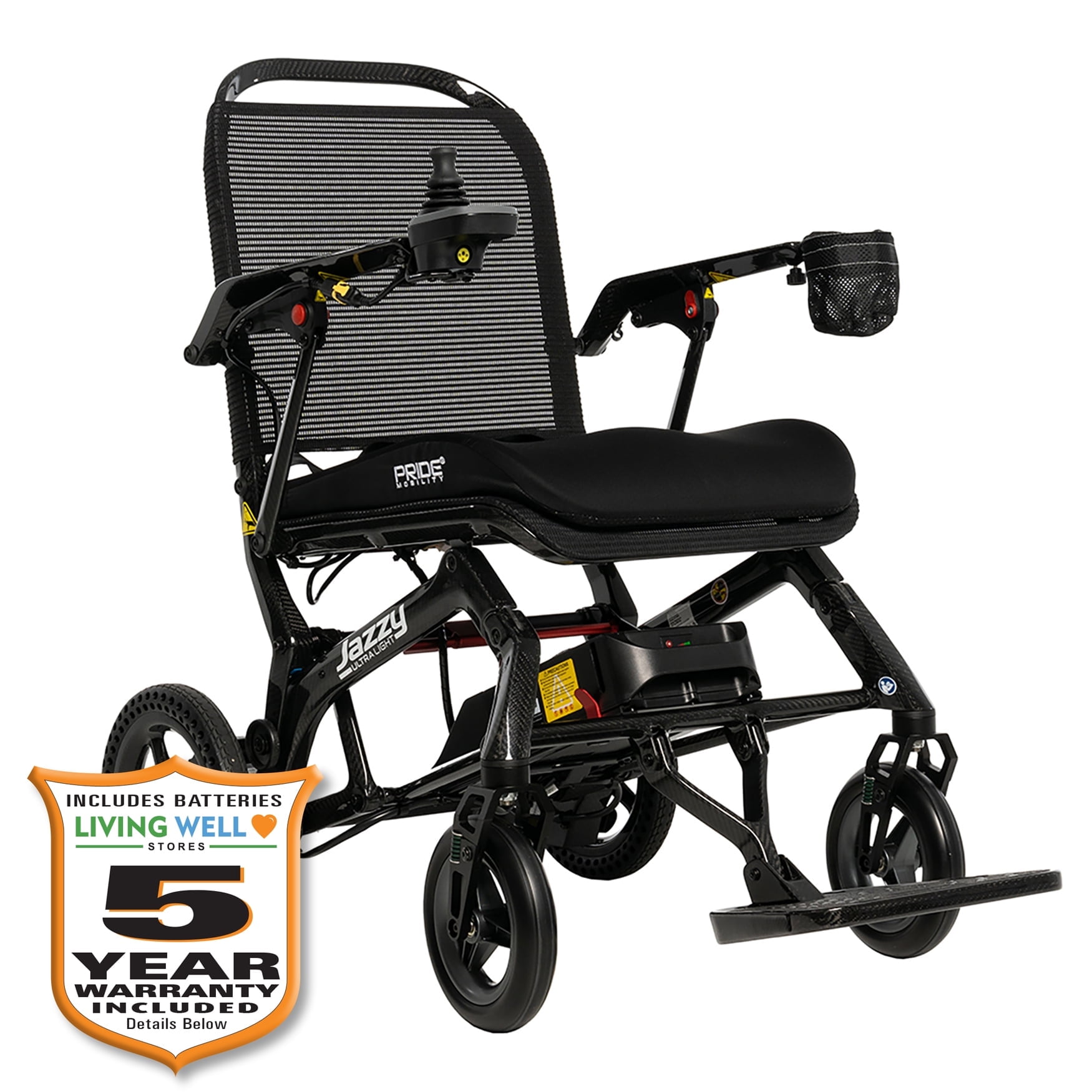 Pride Jazzy Ultra Light Power Wheelchair, Weighs Just 33 Pounds Without ...